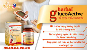 Herbal GlucoActive viên uống giúp ổn định đường huyết trong máu
